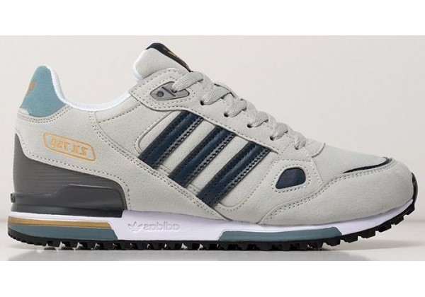 Adidas ZX 750 Light Grey Navy Blue серые купить в Москве