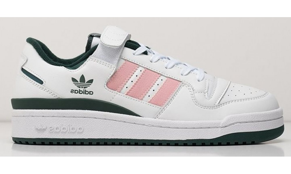 Adidas Forum Low White Green Pink купить в Москве